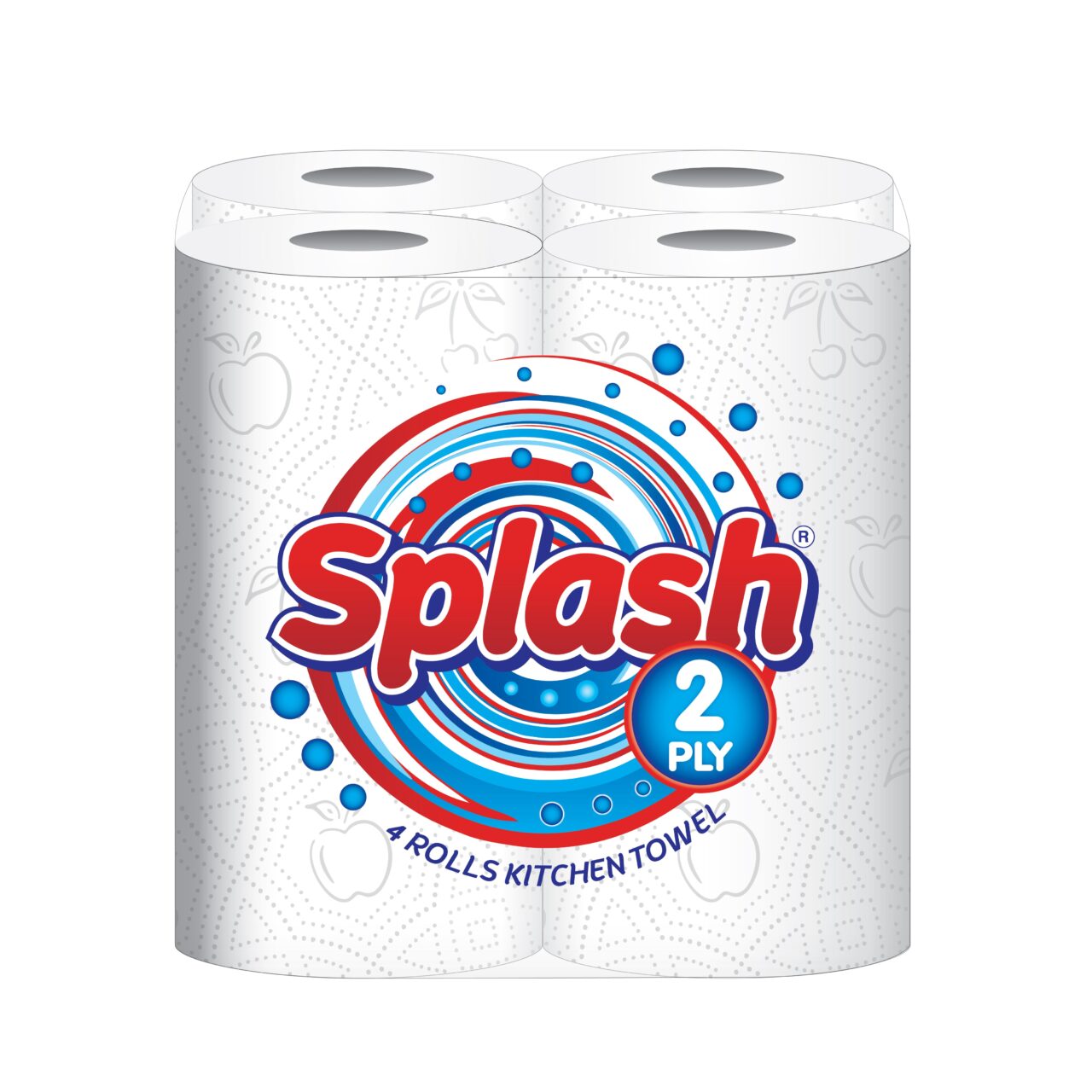 Splash 4 Pack Kitchen Rolls – 6 Packs of 4 (24 Rolls) | Nova Tissue